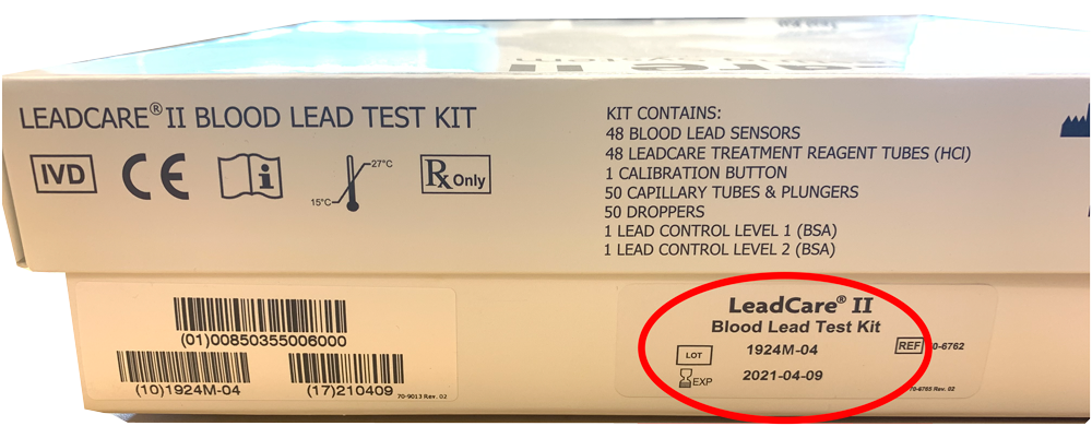Information on the LeadCare Test Kit “Controls Out of Range-Low” (“COOR ...