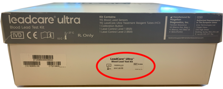Information on the LeadCare Test Kit “Controls Out of Range-Low” (“COOR ...